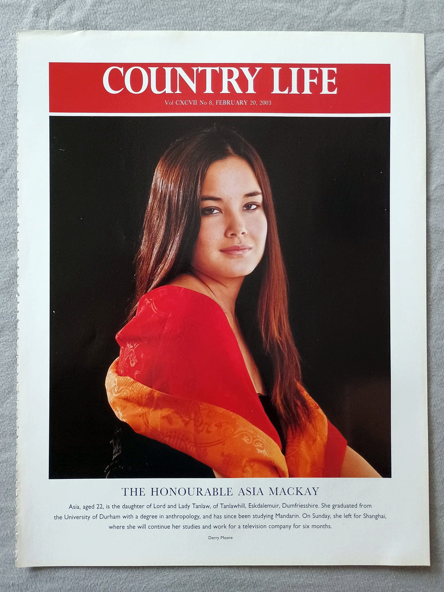 The Honourable Asia Mackay Country Life Magazine Portrait February 20 ...