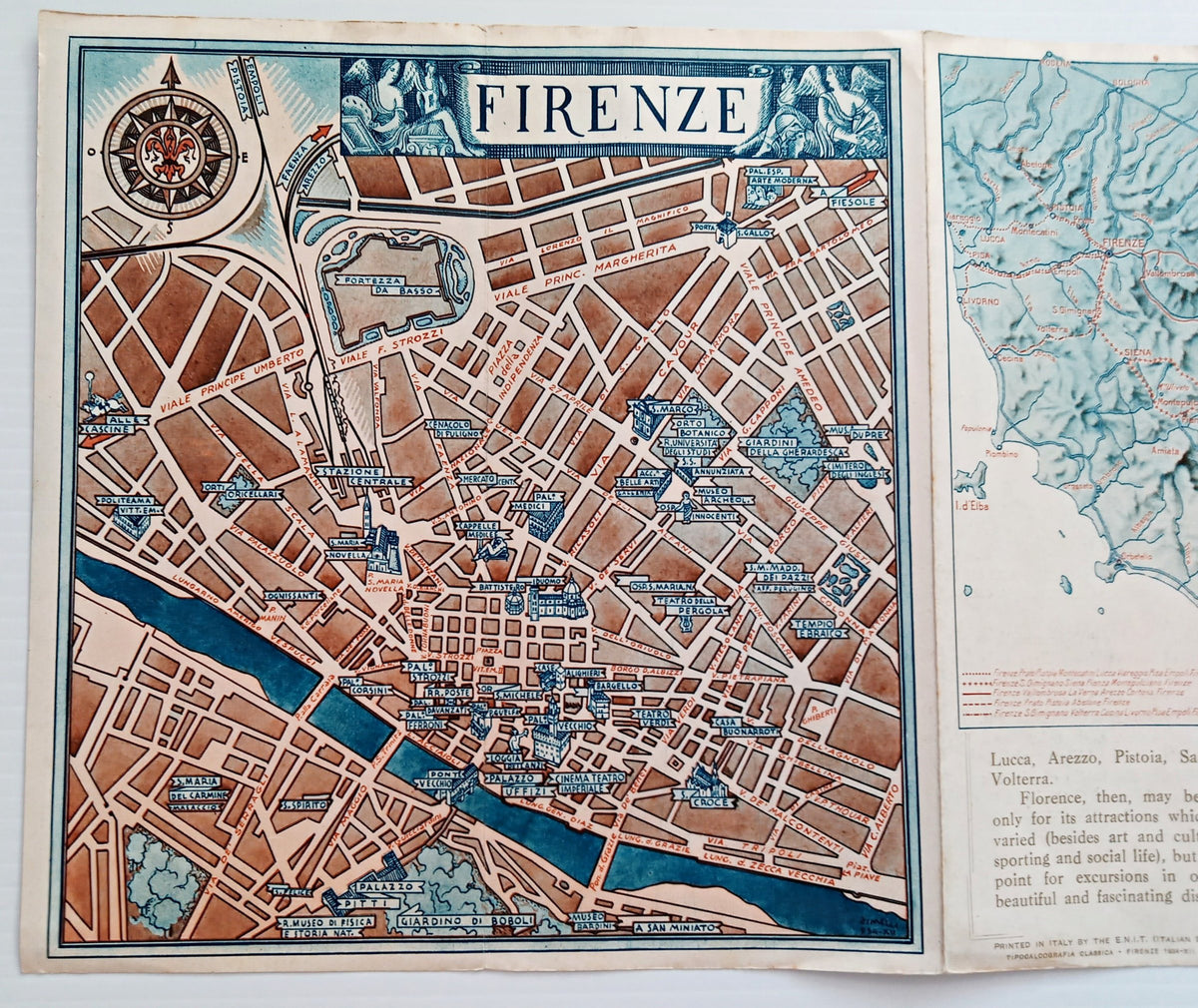 Gallo Maltese Italy Map Florence Vicenza, Palladio And The Villas